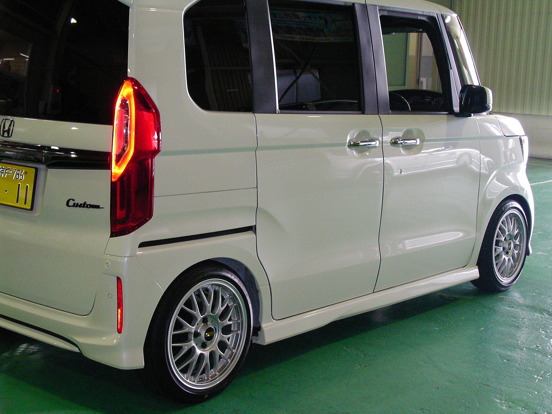 NEW!! N Box BBSホイルお取り付け！！: 大阪府八尾市のタイヤショップラッツ Rats です！！